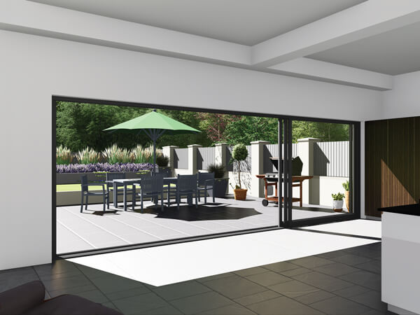 Triple Track Patio Doors Somerset | Large Sliding Doors from Permaframe